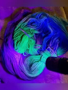 Trinity’s Wool & Wonders | Art | Blacklight Handdyed Fiber Arts Yarn ...